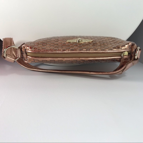 Elliott Lucca | Bags | Elliot Luca Purse Copper Colored Woven Leather ...